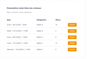 Solution inscriptions en ligne | Fonctionnalités - Linscription.com